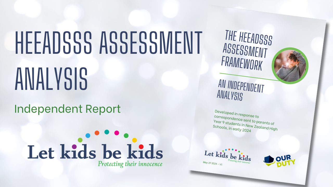HEEADSSS Assessment Analysis - Let Kids Be Kids